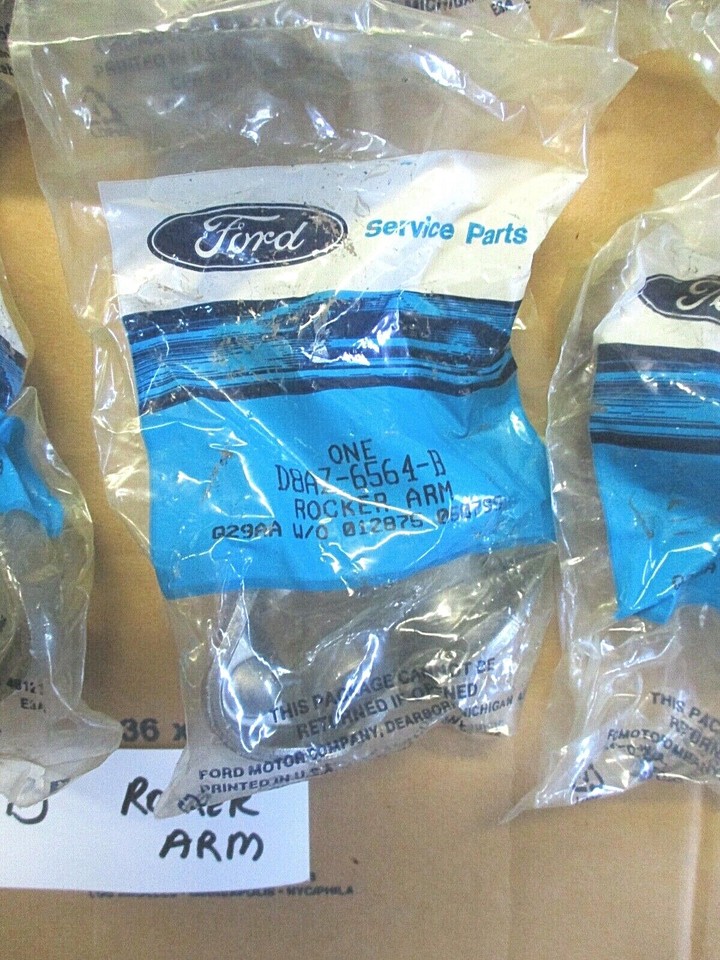 Set 16 NOS Ford D8AZ-6564-B rocker arms 1973-1979 351C, 351M, 400 ...