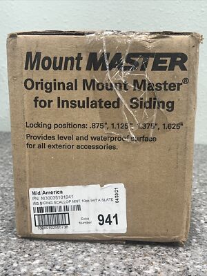 (10-Pk) Mid America Scallop Mount Vinyl For Insulated Siding 941 ...