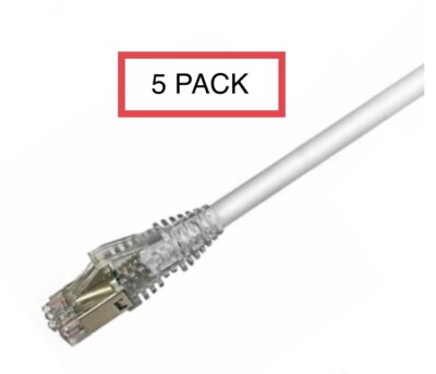 2m CommScope NETCONNECT® Cat 6A Shielded RJ45 White Patch Lead, LSZH ...