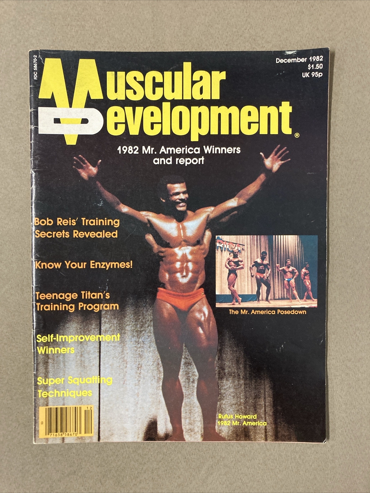 Muscular Development Bodybuilding Magazine / Mr. America Rufus Howard ...