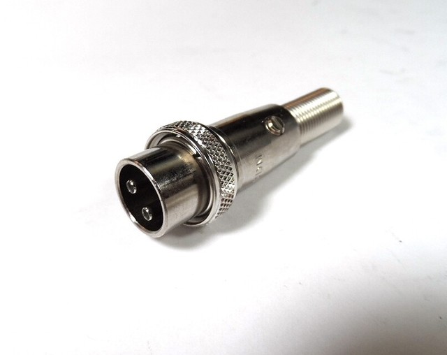 Amphenol 80MC2M 2 Pin Microphone Cable Plug Connector for sale online ...