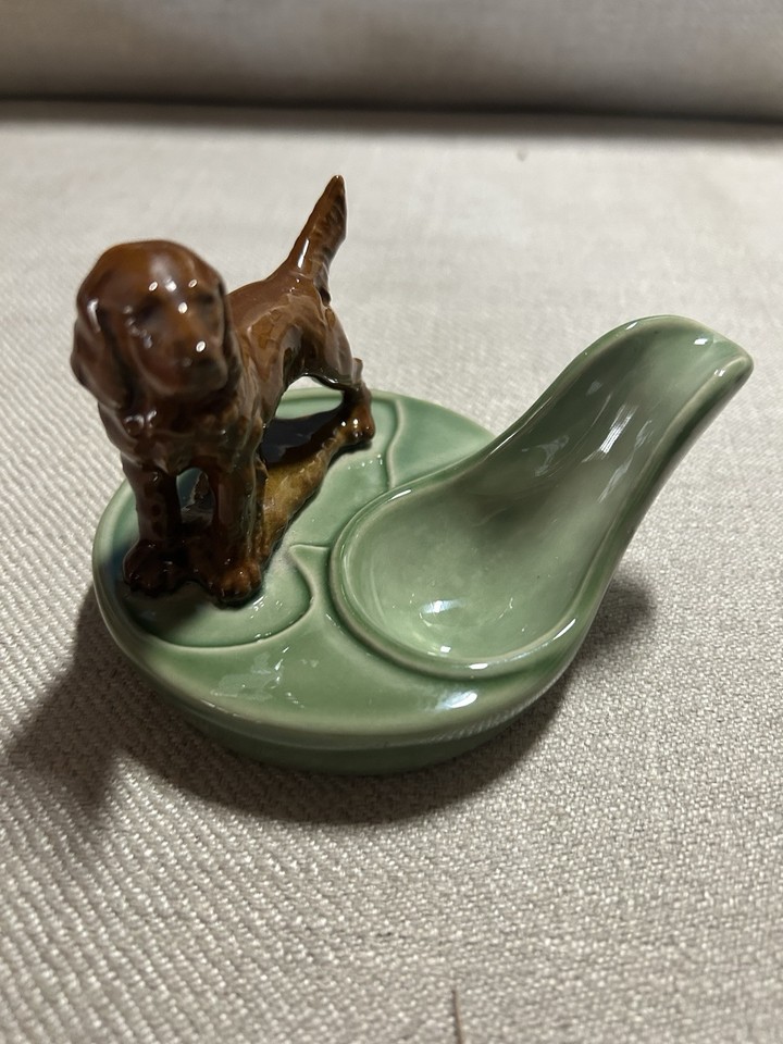 Wade Porcelain Pipe Rest With Dog | eBay