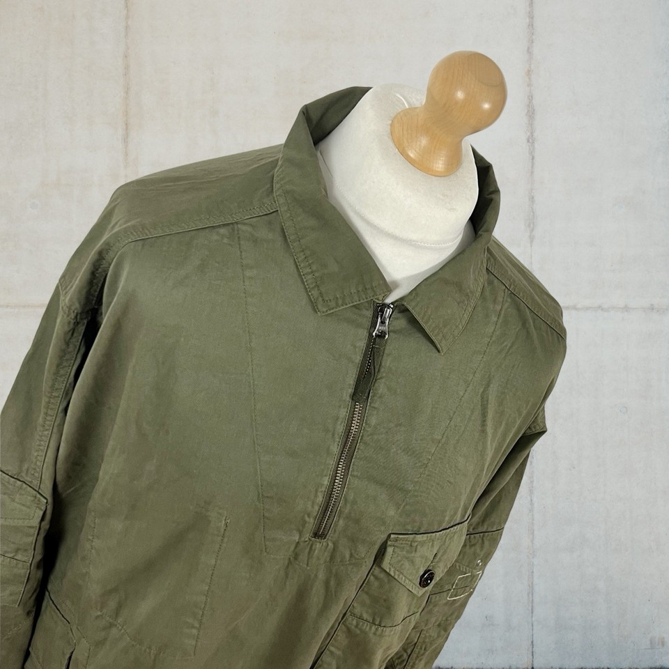 One Of A Kind Sample Pretty Green White Label Six Pocket Smock Fits XL ...