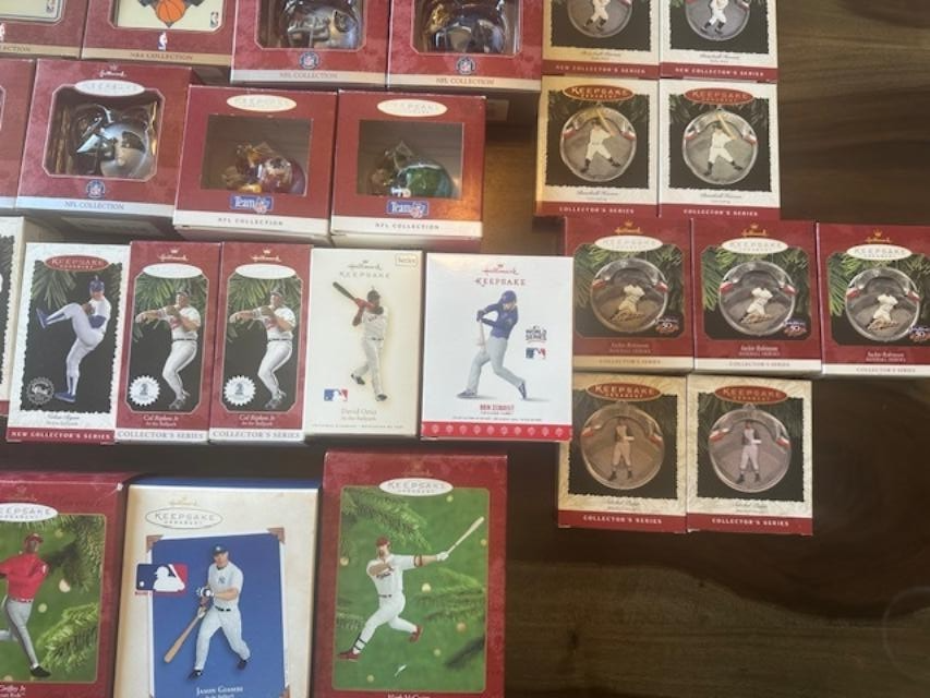 HALLMARK SPORTS CHRISTMAS ORNAMENTS- PICK FROM LIST- LOW SHIPPING COST ...