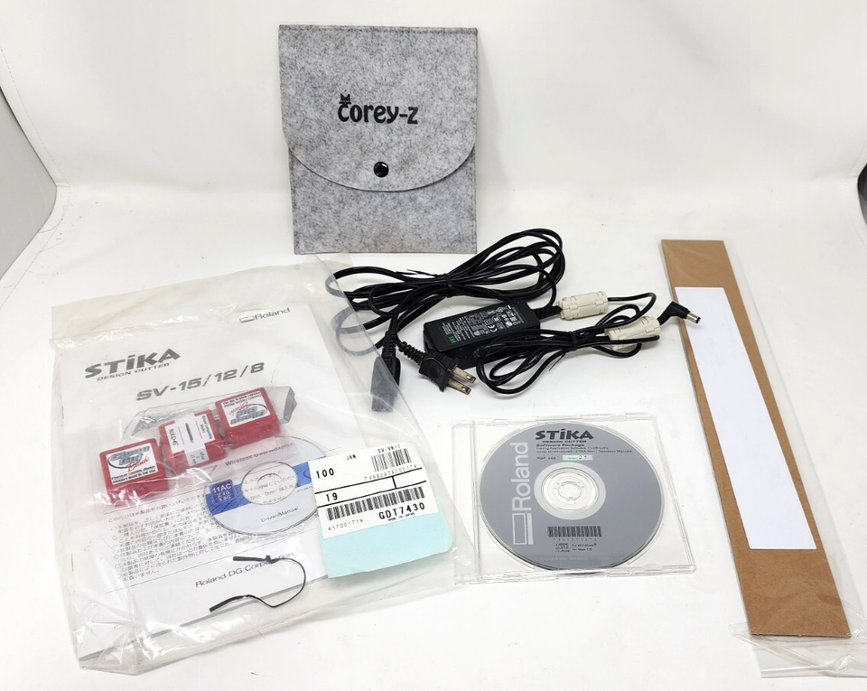 Roland Stika SV-12 Vinyl Cutter Plotter Design Cutter Working Lightly ...