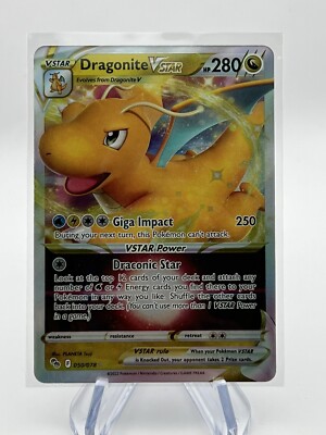Pokemon TCG Pokemon Go 050/078 - Dragonite VSTAR - Ultra Rare - NM FA ...