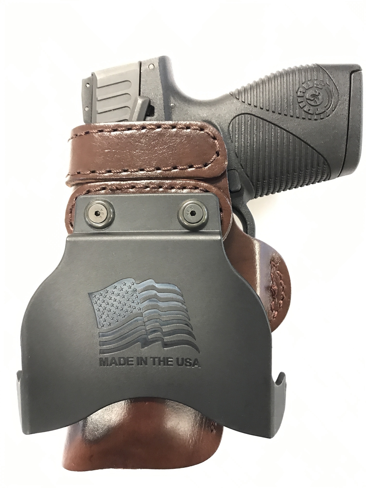 Leather Kydex Paddle Gun Holster LH RH For Remington RM380 w/ CT ...