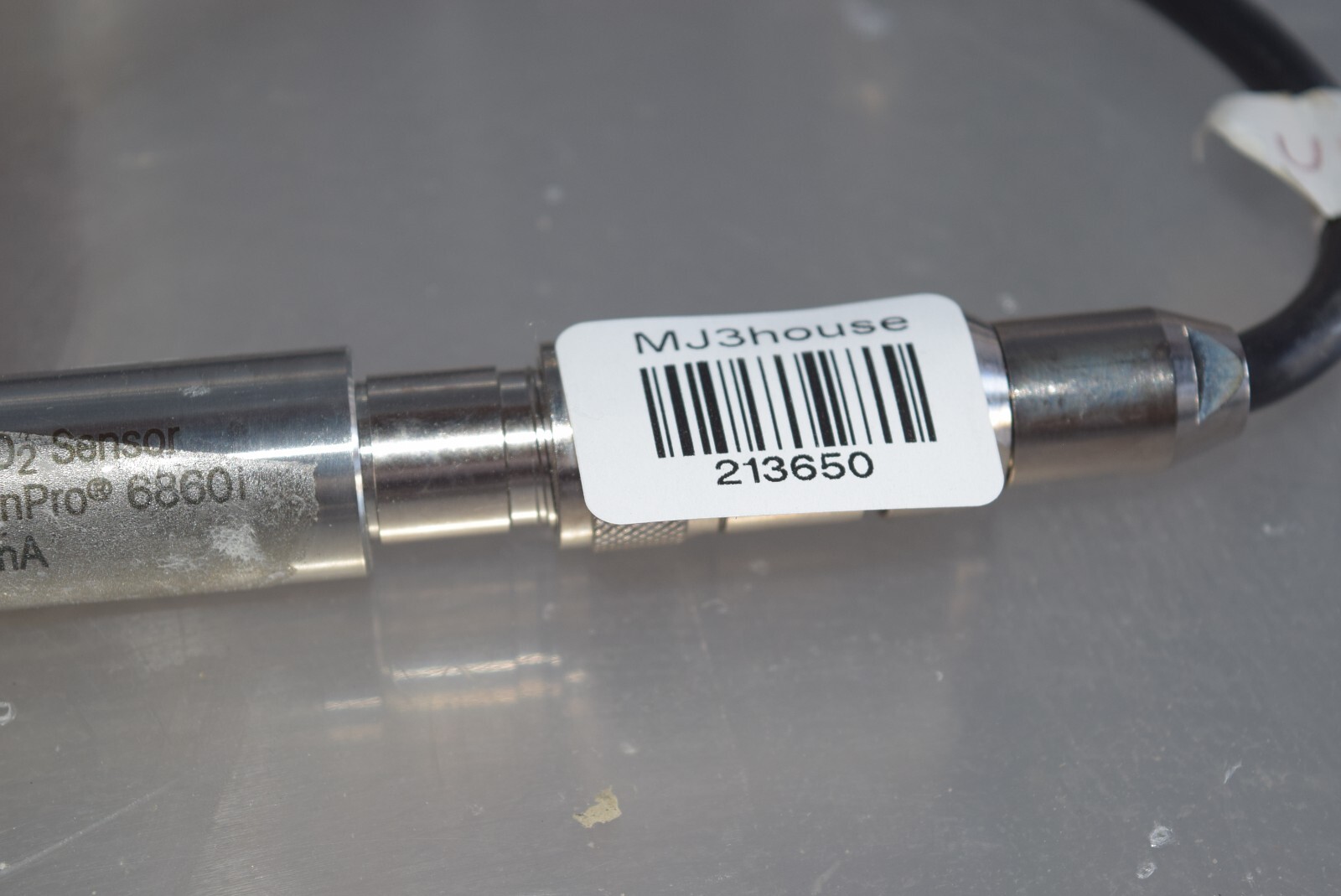 Mettler Toledo Dissolved Oxygen Sensor InPro 6860i w/ Cable #213650-AY1 ...