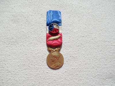 France Medal of Honor for Honorable Work in Gold with Rosette and Palm ...