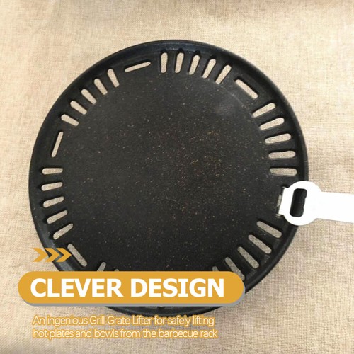 Baking Tray Lifter Stainless Steel Grate Korean Grill Hot Plate | eBay