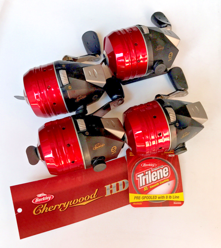 Set Of 4 - NEW Berkley Cherrywood HD Spincast Reels - FREE SHIPPING! | eBay