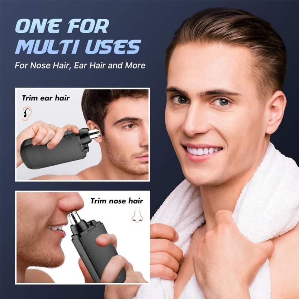 No Nasal Injuries Nose Hair Trimmer Rechargeable Nose Hair Tool | eBay