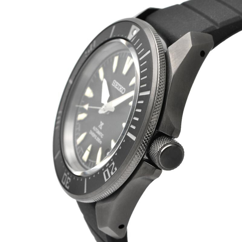 SEIKO PROSPEX SBDY133 SAMURAI Automatic Diver Scuba Watch All Black 41.7mm | eBay