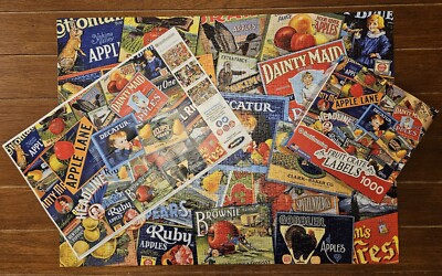 SMITHSONIAN FRUIT CRATE LABELS - 1000 Piece Jigsaw Puzzle (RoseArt ...