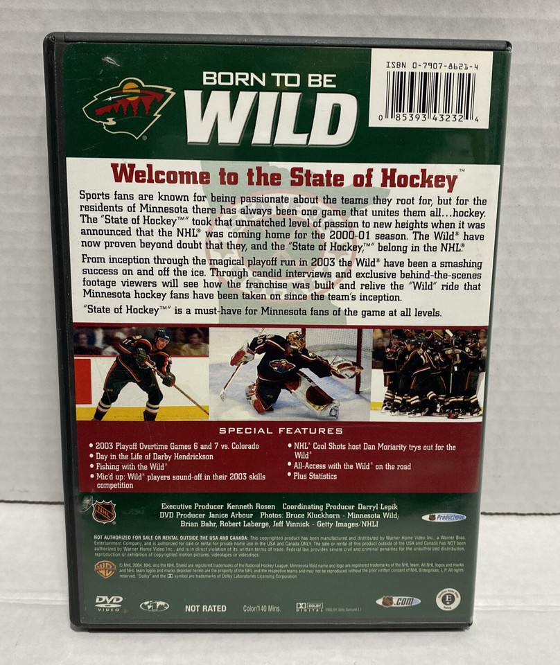 NHL Minnesota Wild: The State of Hockey (DVD, 2004) Sports Documentary ...