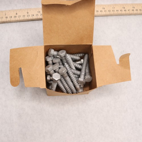 (25-Pk) Everbilt Hex Galvanized Lag Screw 3/8" X 2-1/2" 264653 | eBay