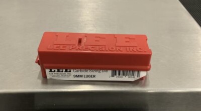 Lee Carbide Sizer Die for 9mm Luger 90548 w/ 2 Decapping Pins 90027 ...