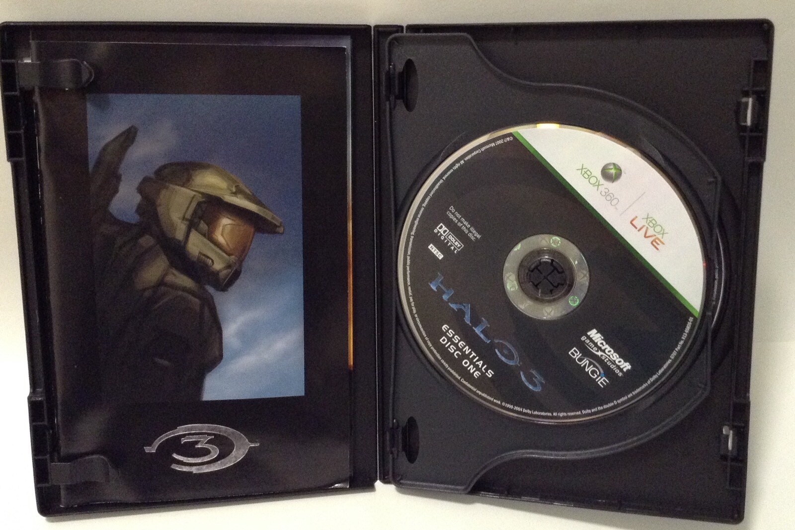 Halo 3 Essentials (Xbox 360, 2007) Microsoft Game Studios BUNGIE Gamer ...