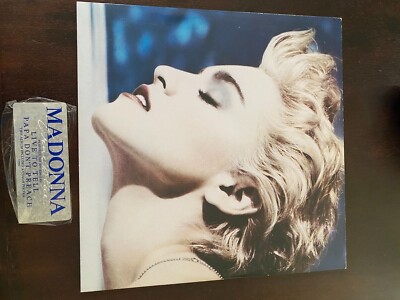 MADONNA TRUE BLUE ALBUM 1986 VINYL RECORD ALBUM Lp with Poster | eBay
