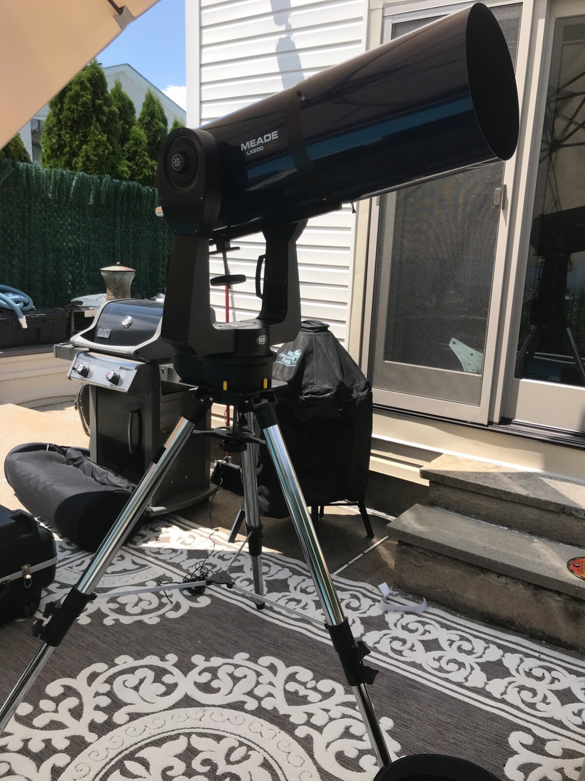 MEADE LX200 GPS 10" F6 SUPERCHARGED BY DR CLAY MANY XTRAS + SOLID PIER ...