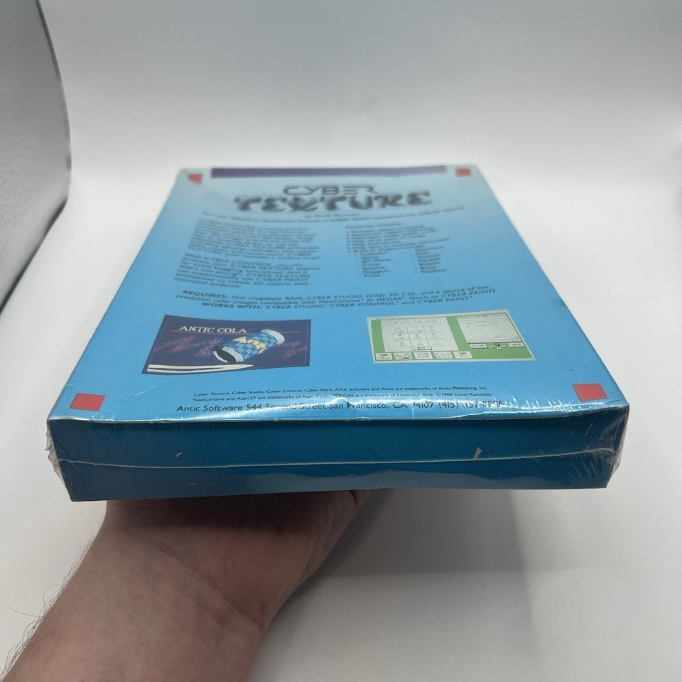 NEW Cyber Texture Antic Software for Atari ST Computer Game | eBay