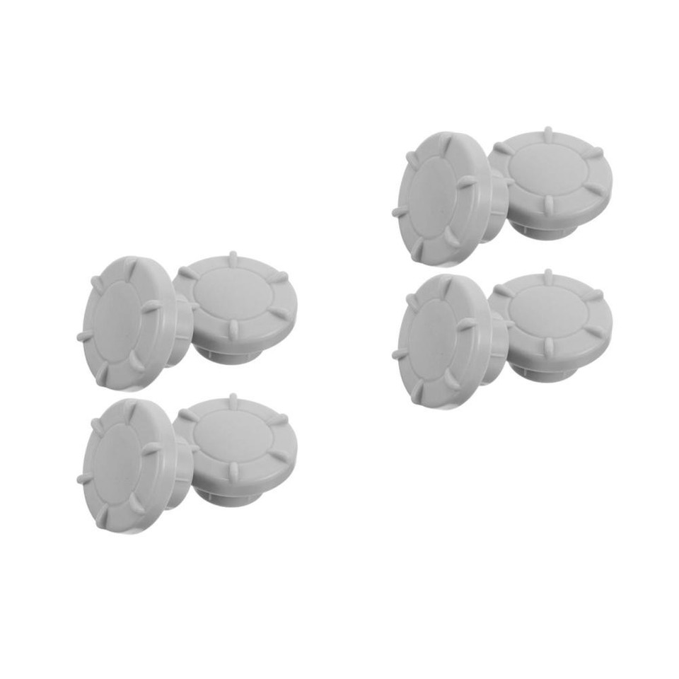 4pcs Children Slide Screw Caps - Gray Plastic Nut Covers For Indoor ...