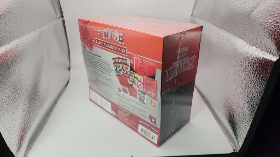POKEMON BATTLE STYLES ETB PAIR RED & BLUE FACTORY SEALED ELITE TRAINER ...