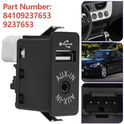 AUX Input Socket Switch USB For BMW E81 E87 E90 F10 F12 E70 E82 ...