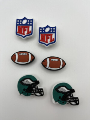 NFL Philadelphia Eagles Football Helmet For Crocs Shoe Charms Jibbitz ...