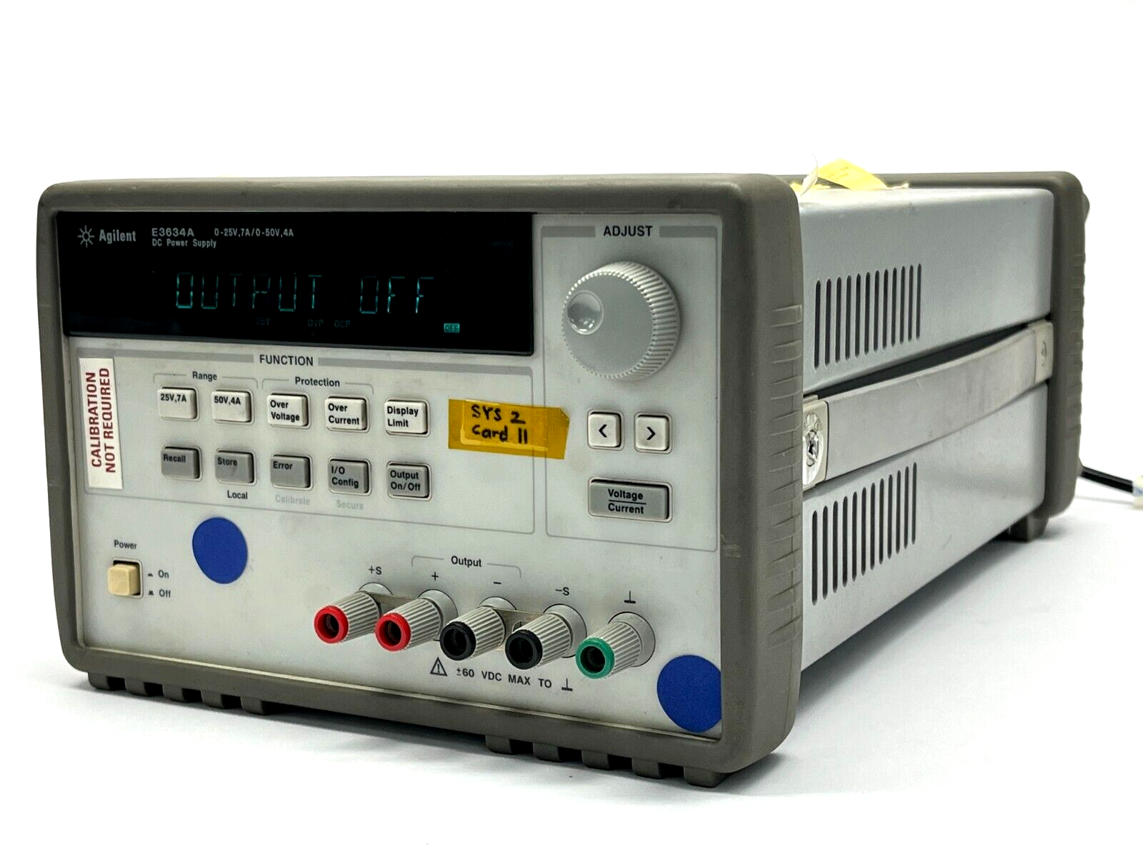 HP Agilent E3634A DC Power Supply CALIBRATION ERROR | eBay