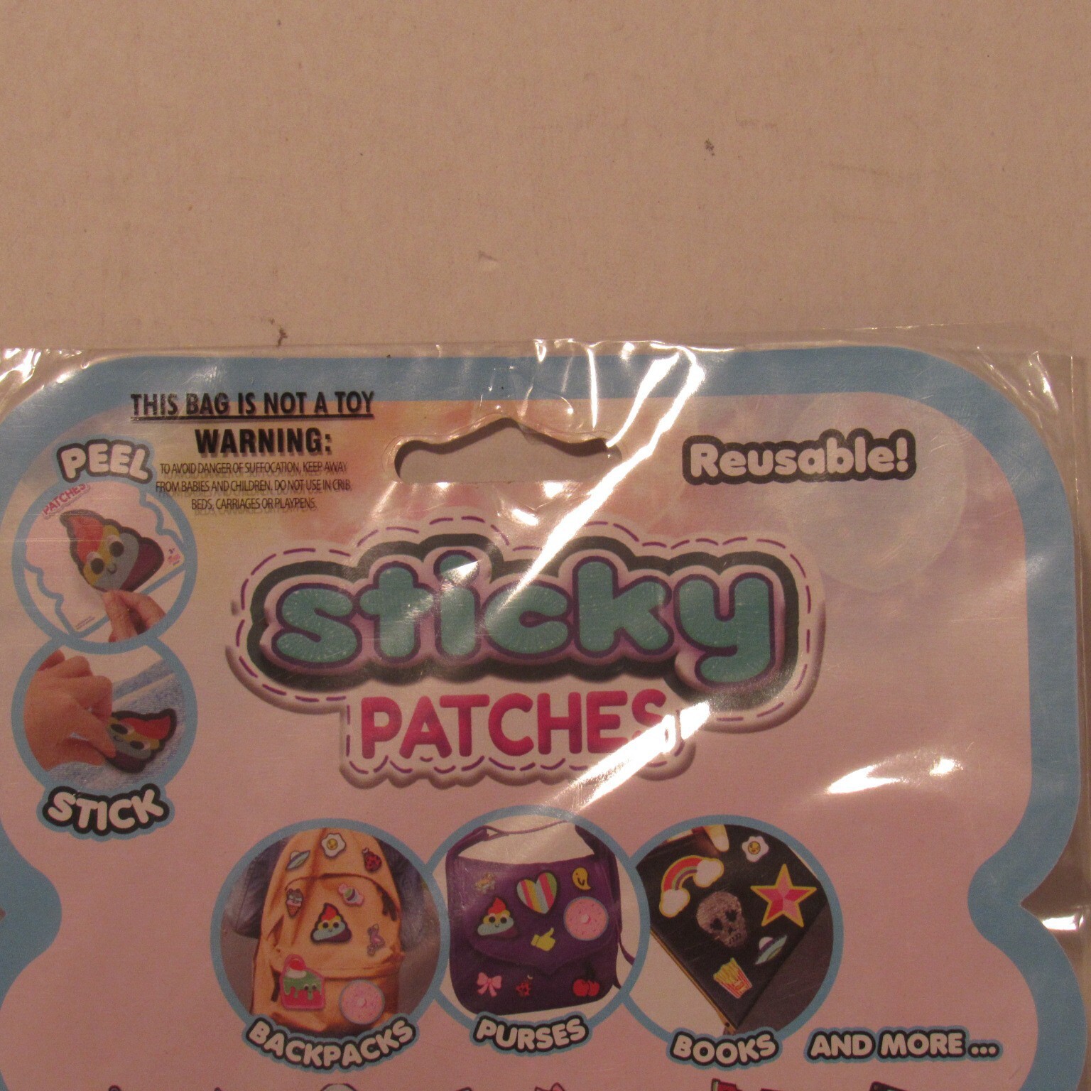 Imperial Reusable Sticky Patches, 3 Ct. For Backpacks Purses & More RN ...