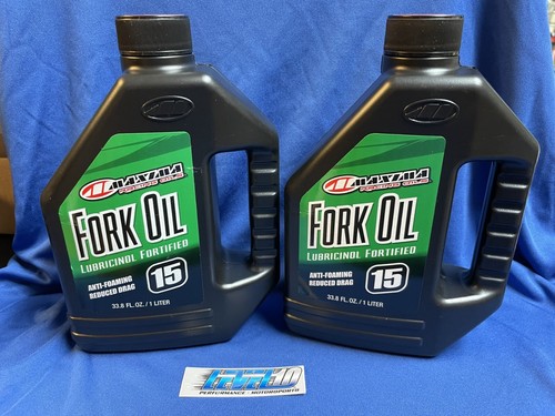 MAXIMA Fork Oil - 15wt-1Liter (TWIN PACK -2pcs) 56901 YAMAHA HONDA KTM ...