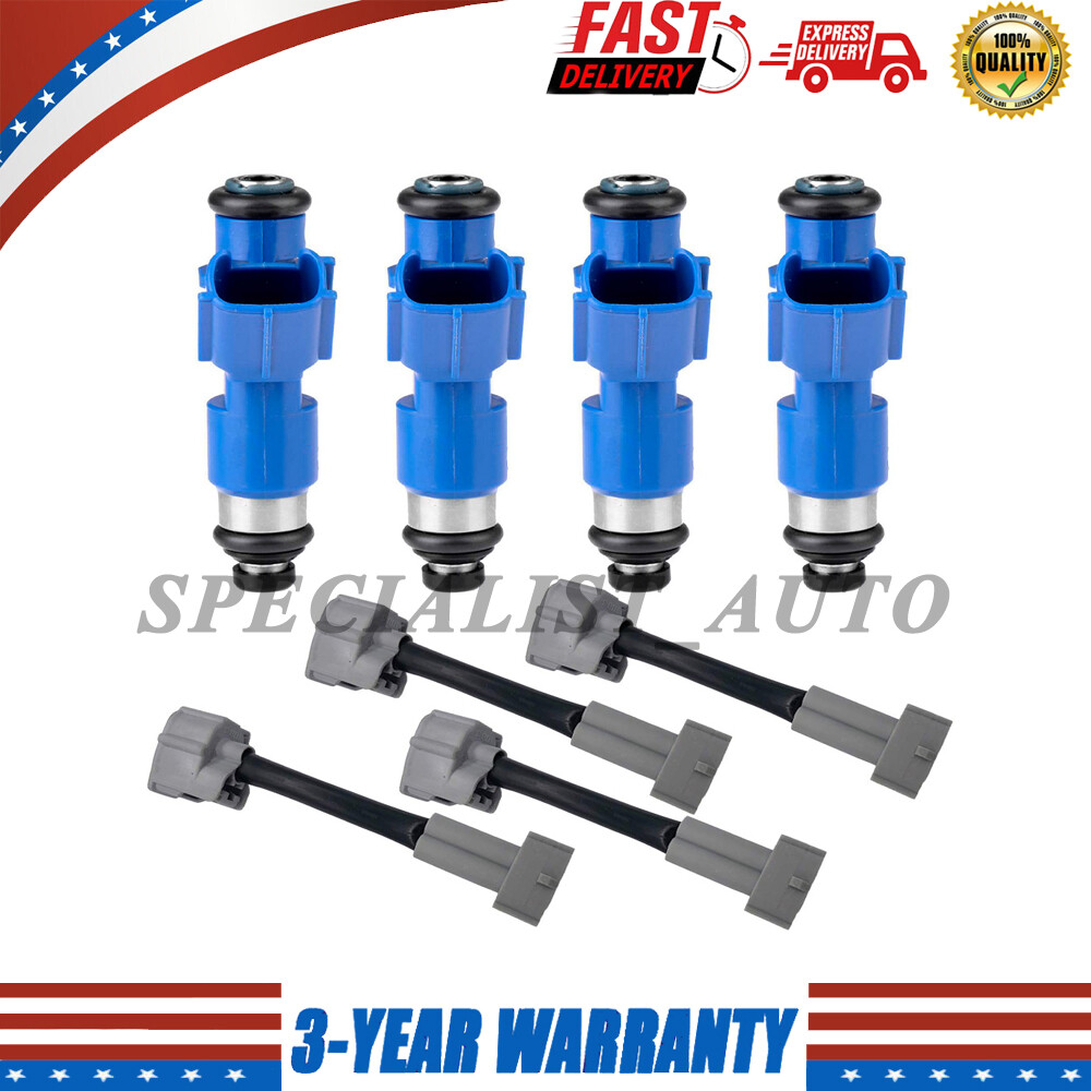 4x Fuel Injectors 410cc For Honda Civic Acura RDX RSX K20 K24 B16 16450 ...