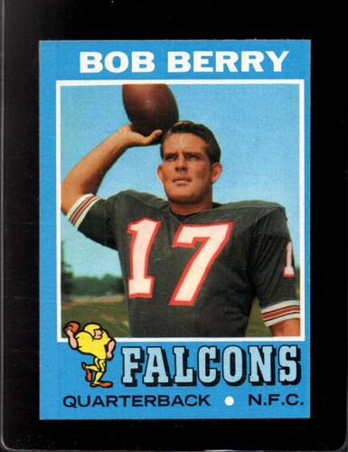 1971 TOPPS #195 BOB BERRY EX FALCONS *X54514 | eBay