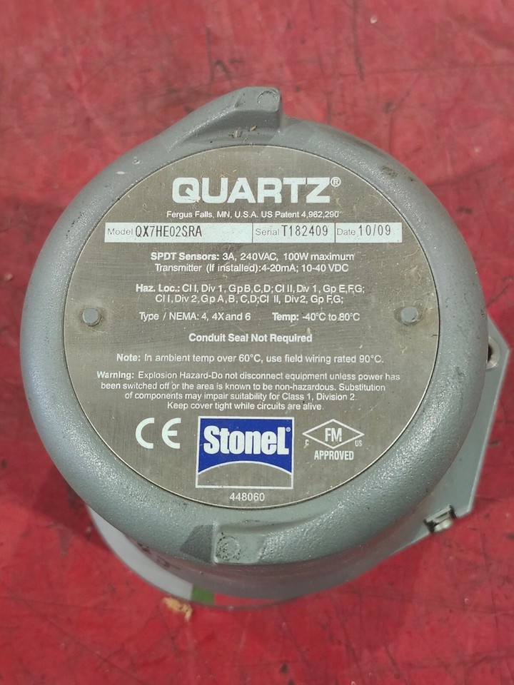 NEW NO BOX STONEL QUARTZ VALVE POSTIONER QX7HE02SRA | eBay