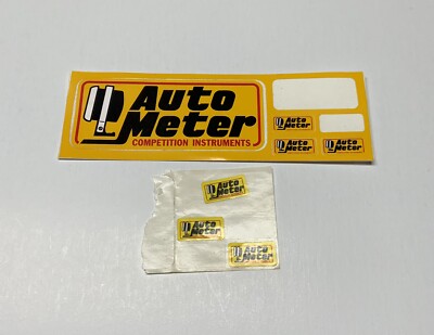 Autometer Gauges Decal Sticker Lot | eBay