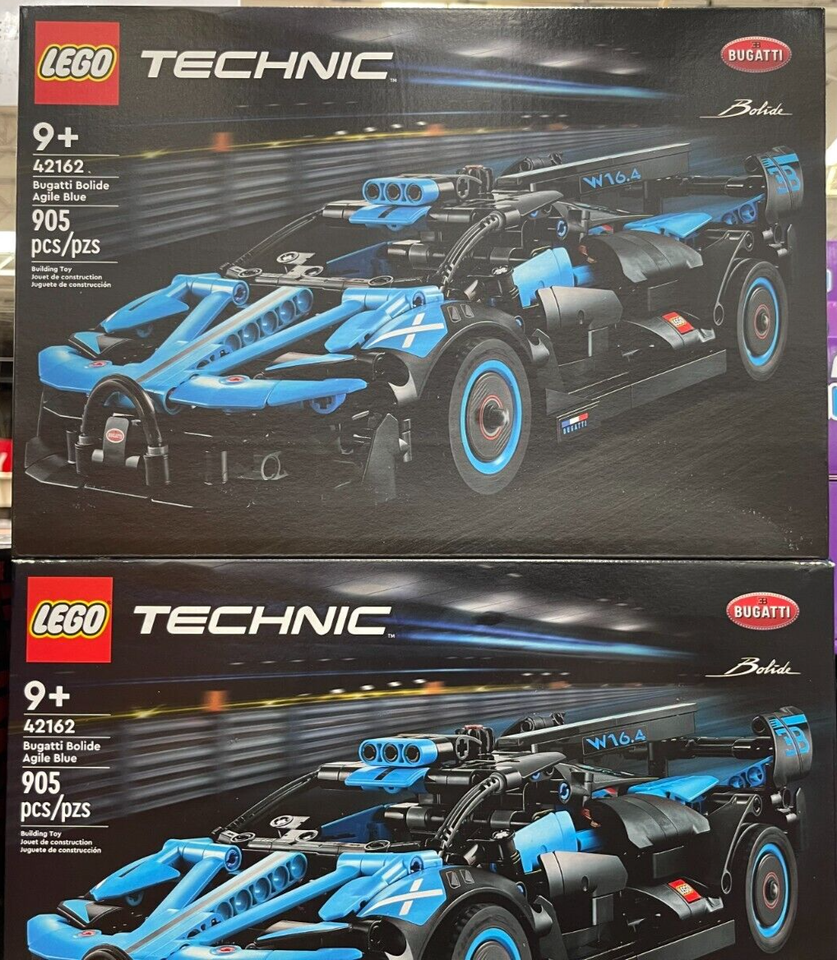 Lego Technic 42162 Bugatti Bolide Agile Blue Race Car Building Toy Set ...