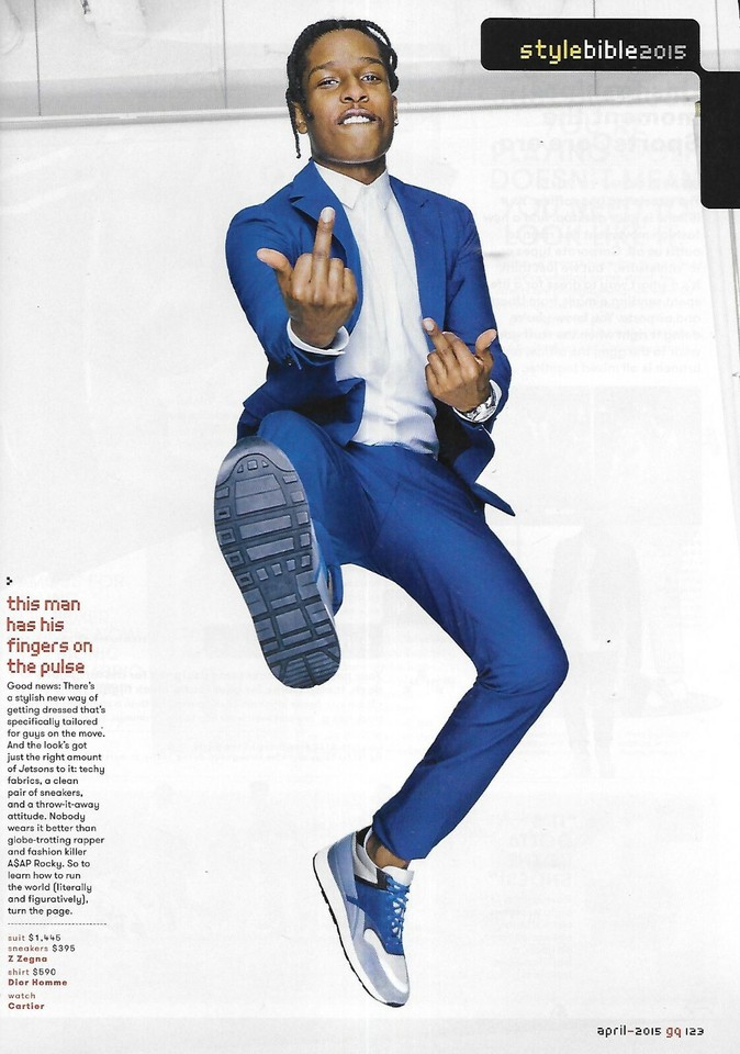 GQ Magazine Jon Hamm Fashion and Style Ben Carson Sam Claflin Asap ...