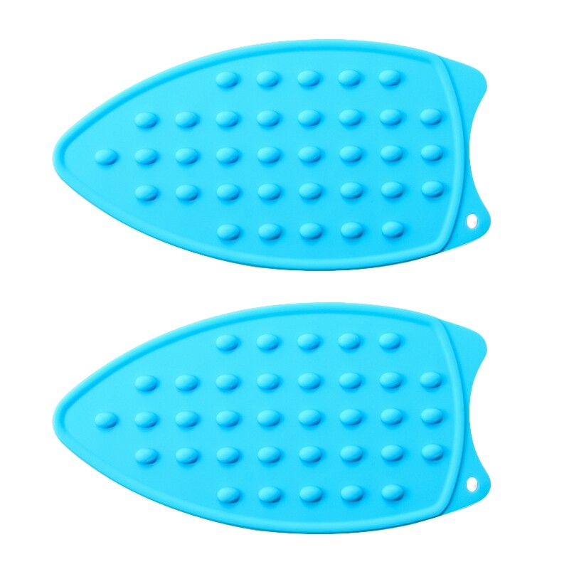 2X( Silicone Heat Resistant Iron Pad, Portable Ironing Stand for Travel ...