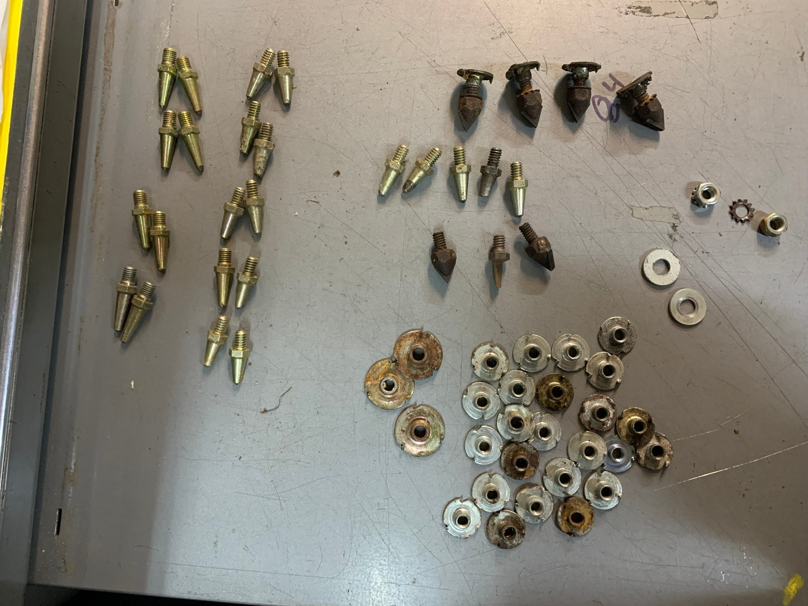SNOWMOBILE-TRACK LOT OF MISC STUDS/T-NUTS SEE DESCRIPTION | eBay