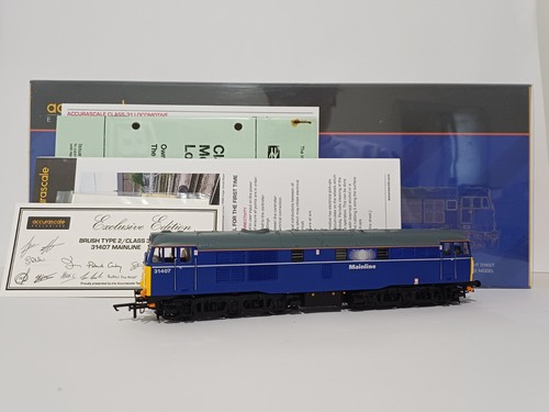 Accurascale Class 31 31407 Mainline Blue EXCLUSIVE ACC2840DCC DCC SOUND ...