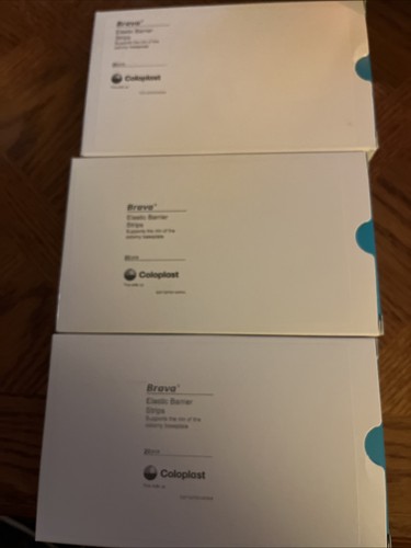 80 Coloplast Brava 120700 ostomy Elastic Barrier strips 4 Boxes Exp ...