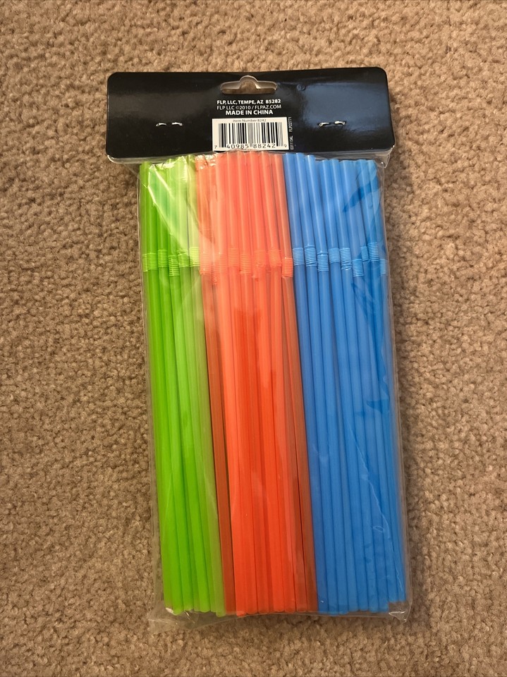 Cook's Kitchen Drinking Straws, Bendable, 150 Count | eBay