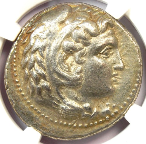Alexander the Great III AR Tetradrachm Coin 336 BC - NGC Choice VF - 5/ ...