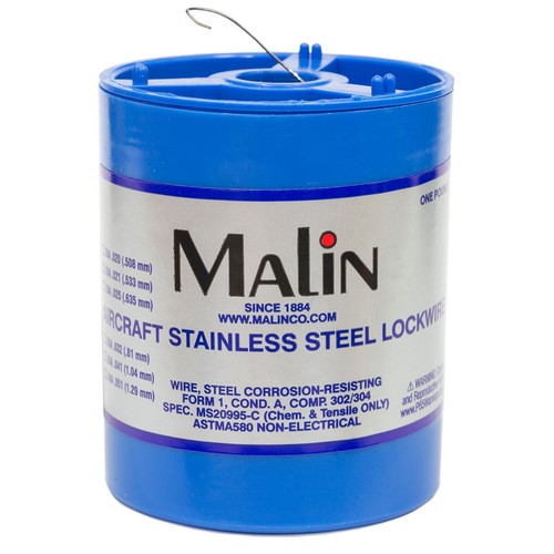 Malin MS20995C41 Safety Wire (1 lb. Roll) - .041" Diameter ...