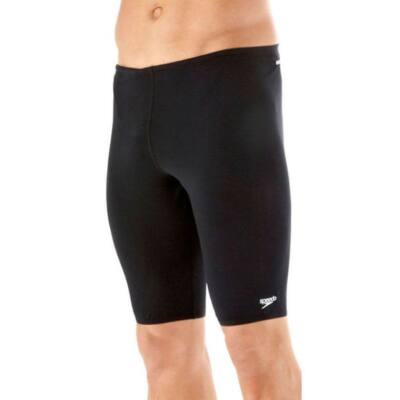 Speedo Endurance Plus Mens Jammer Swim Shorts Black Swimming Quick ...
