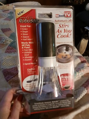 NEW As Seen on TV Robo Stir Automatic Pot Stir Soup Sauces Kitchen ...
