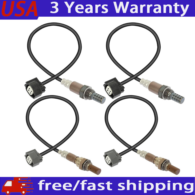 4PCS Up+Downstream Oxygen O2 Sensor For Jaguar 2002-08 X-Type & 2003-05 ...