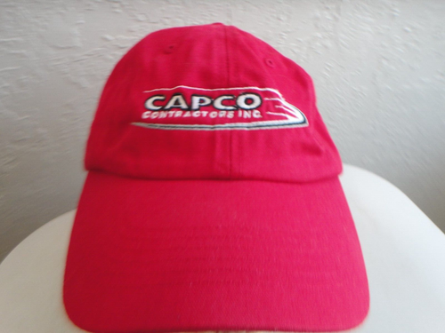 Capco Contractors Hat cap M/L adjustable OS NHRA Top fuel Cars Steve ...
