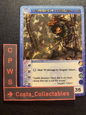 TANGATH TOBORN - MAX W & E - 45/50/50/20/35 - CHAOTIC CARD - PREMIUM ...